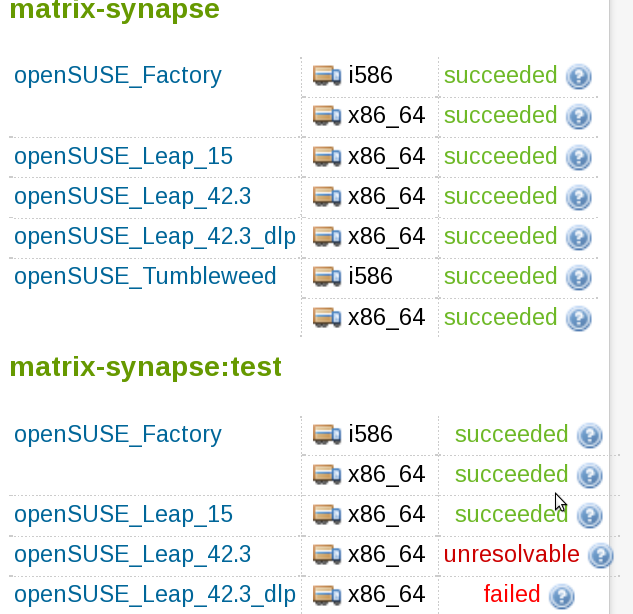 multibuild package self-test